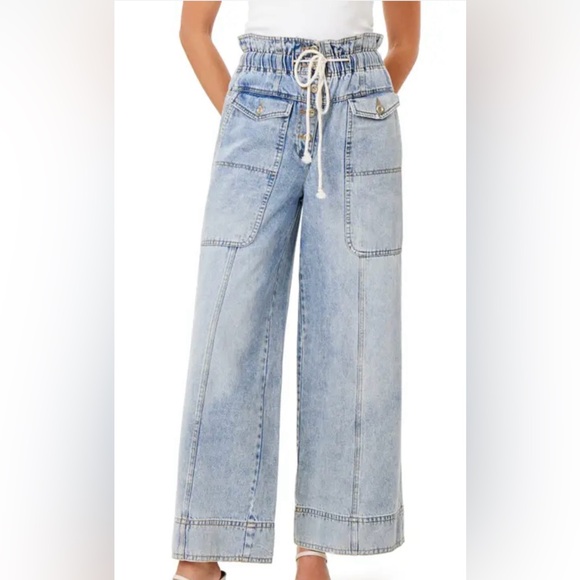 Habitual | Jeans | Habitual Denim Wide Leg Paperbag Jeans | Poshmark